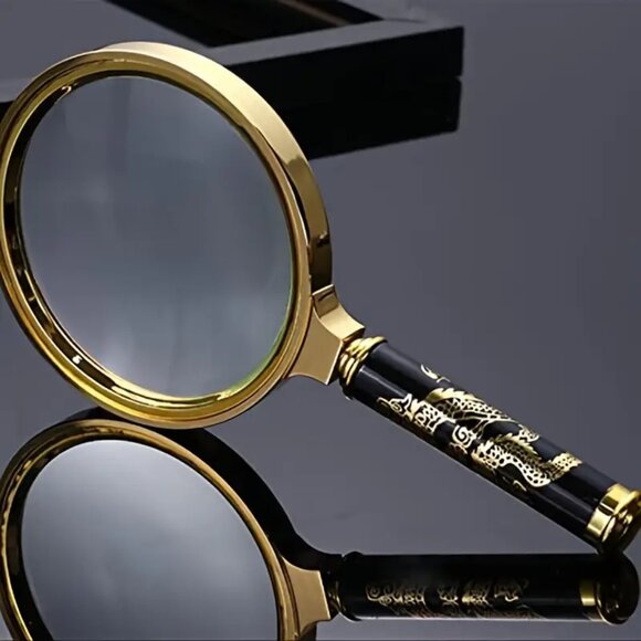 Magnifier Glass 10X | Office | 42 New 0x Dragon Handle Magnifying Glass ...